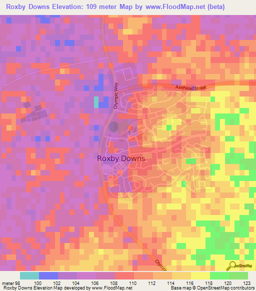 Elevation of Roxby Downs,Australia Elevation Map, Topography, Contour