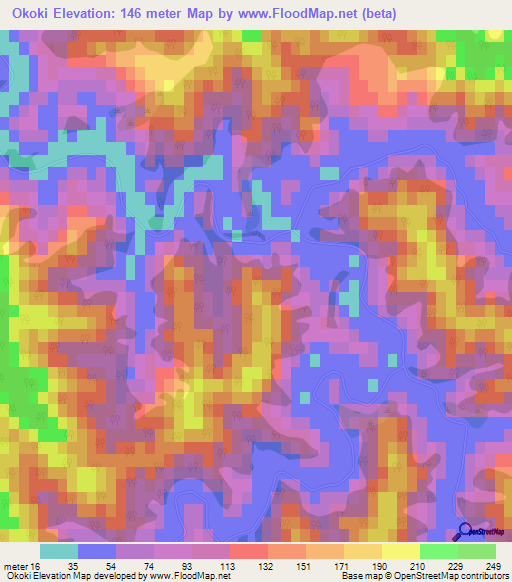 Elevation of Okoki,New Zealand Elevation Map, Topography, Contour