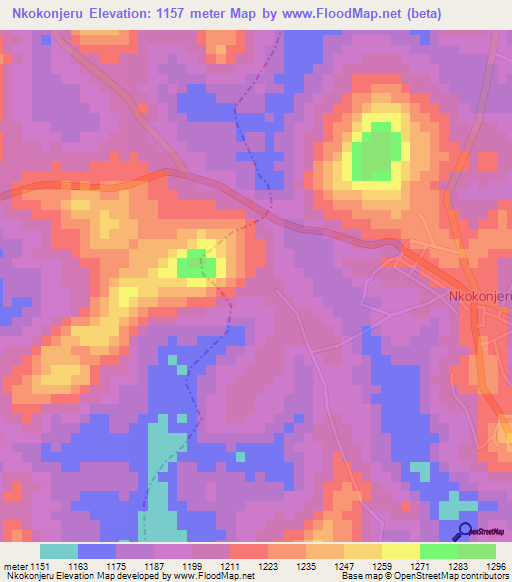 Elevation of Nkokonjeru,Uganda Elevation Map, Topography, Contour