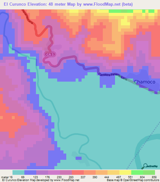 Elevation of El Curunco,El Salvador Elevation Map, Topography, Contour