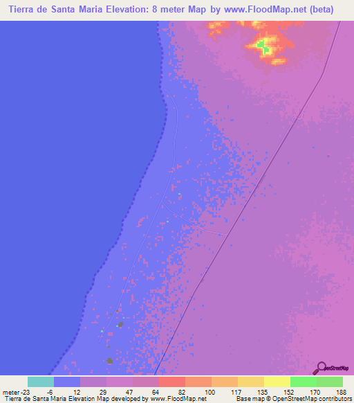 Elevation of Tierra de Santa Maria,Colombia Elevation Map, Topography ...