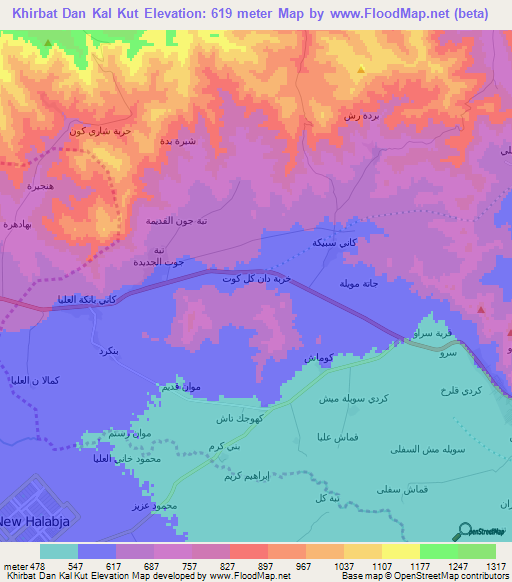 Elevation Map Middle East Topographical Map Of The Middle East And