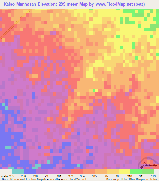 Elevation of Kaiso Manhasan,India Elevation Map, Topography, Contour