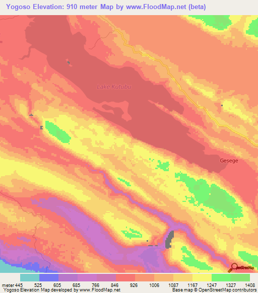 Elevation of Yogoso,Papua New Guinea Elevation Map, Topography, Contour