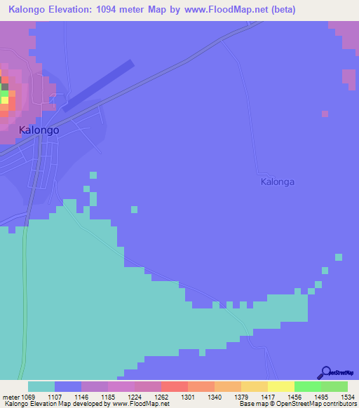 Elevation of Kalongo,Uganda Elevation Map, Topography, Contour