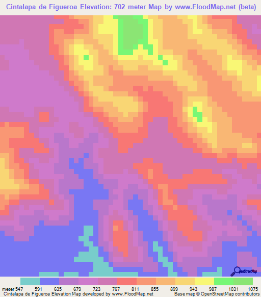 Elevation of Cintalapa de Figueroa,Mexico Elevation Map, Topography ...